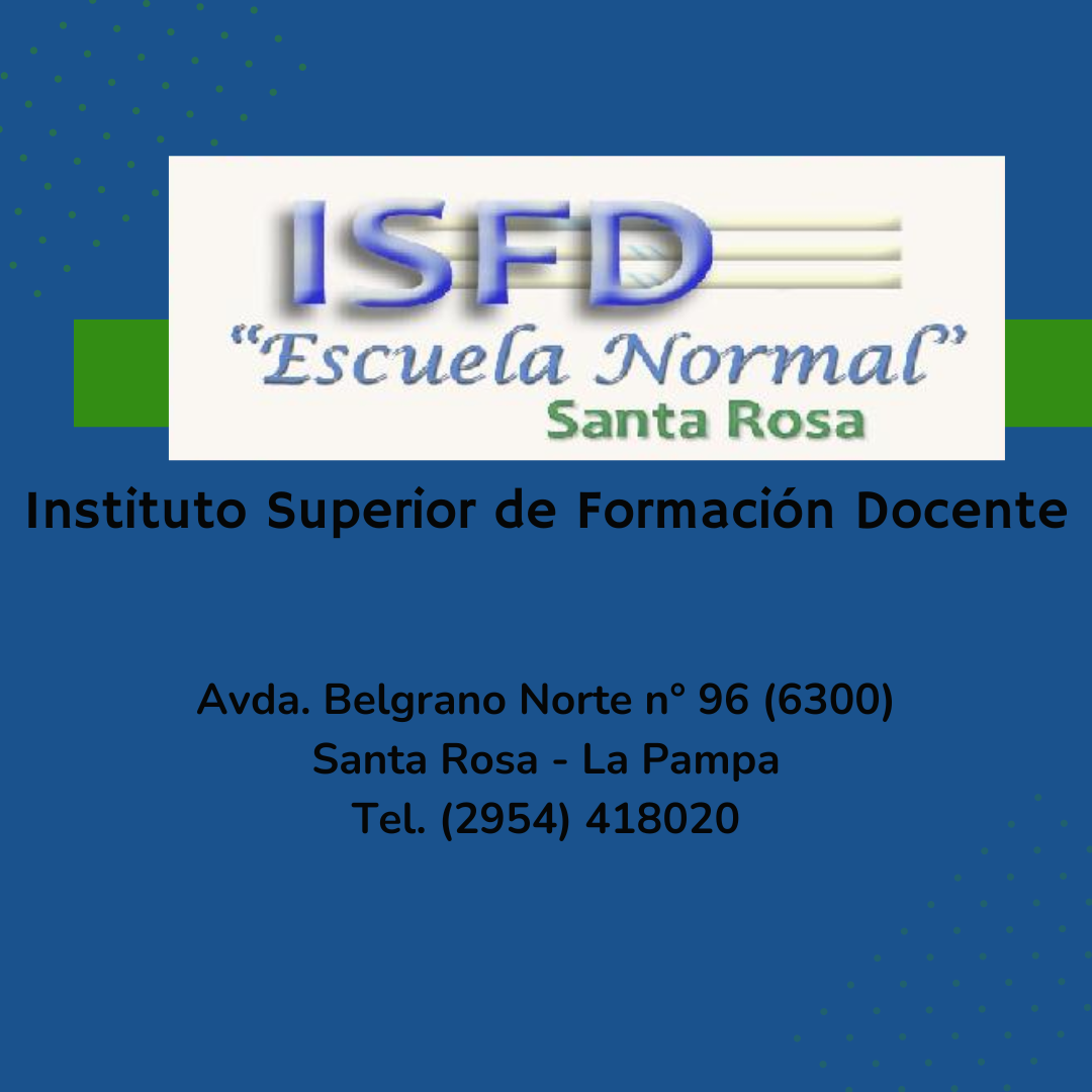 ISFD Escuela Normal de Santa Rosa [Validación de usuario]